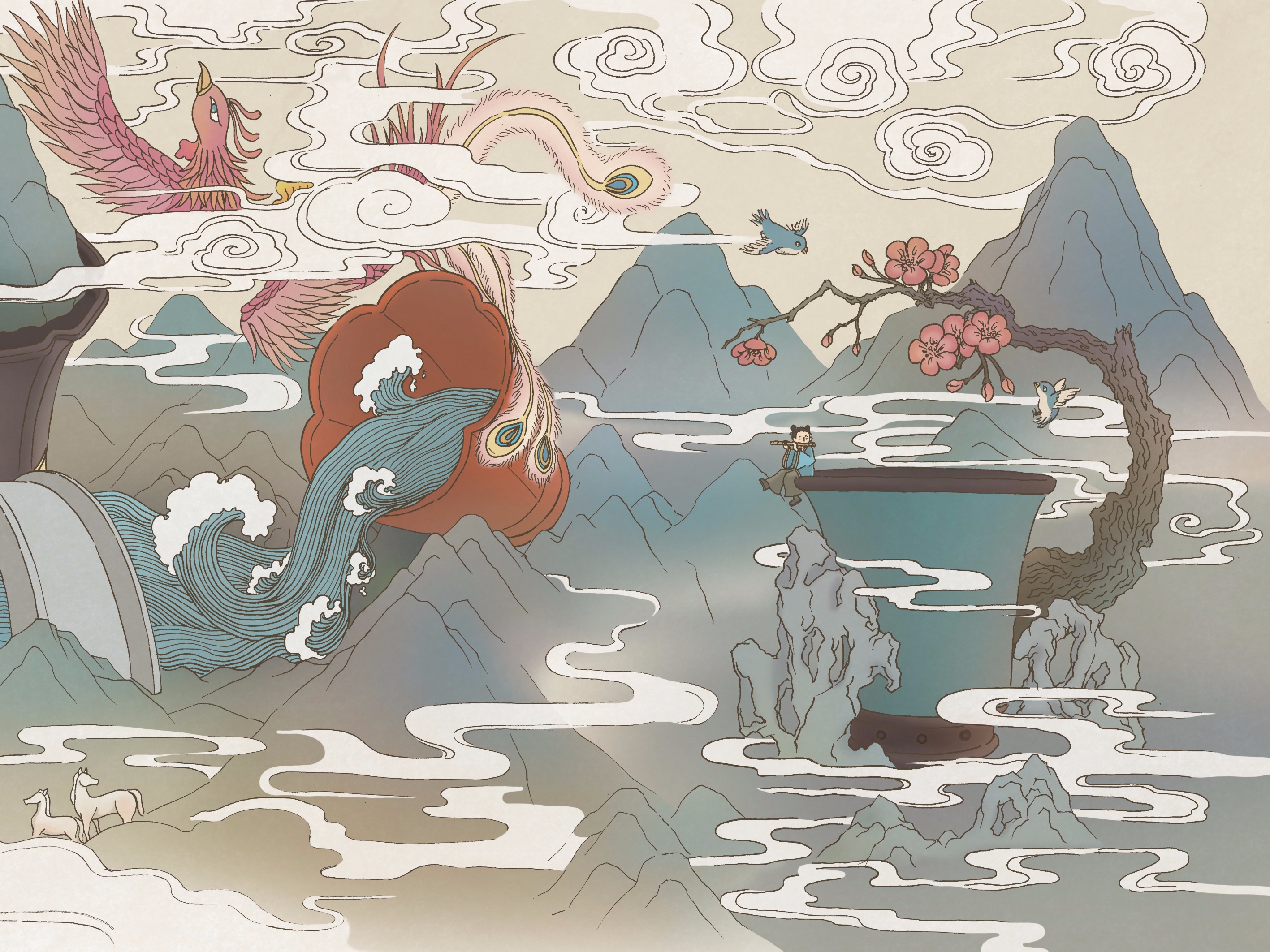 江南 · 忆 × 小爺XIAOYE_小爺XIAOYE-站酷ZCOOL