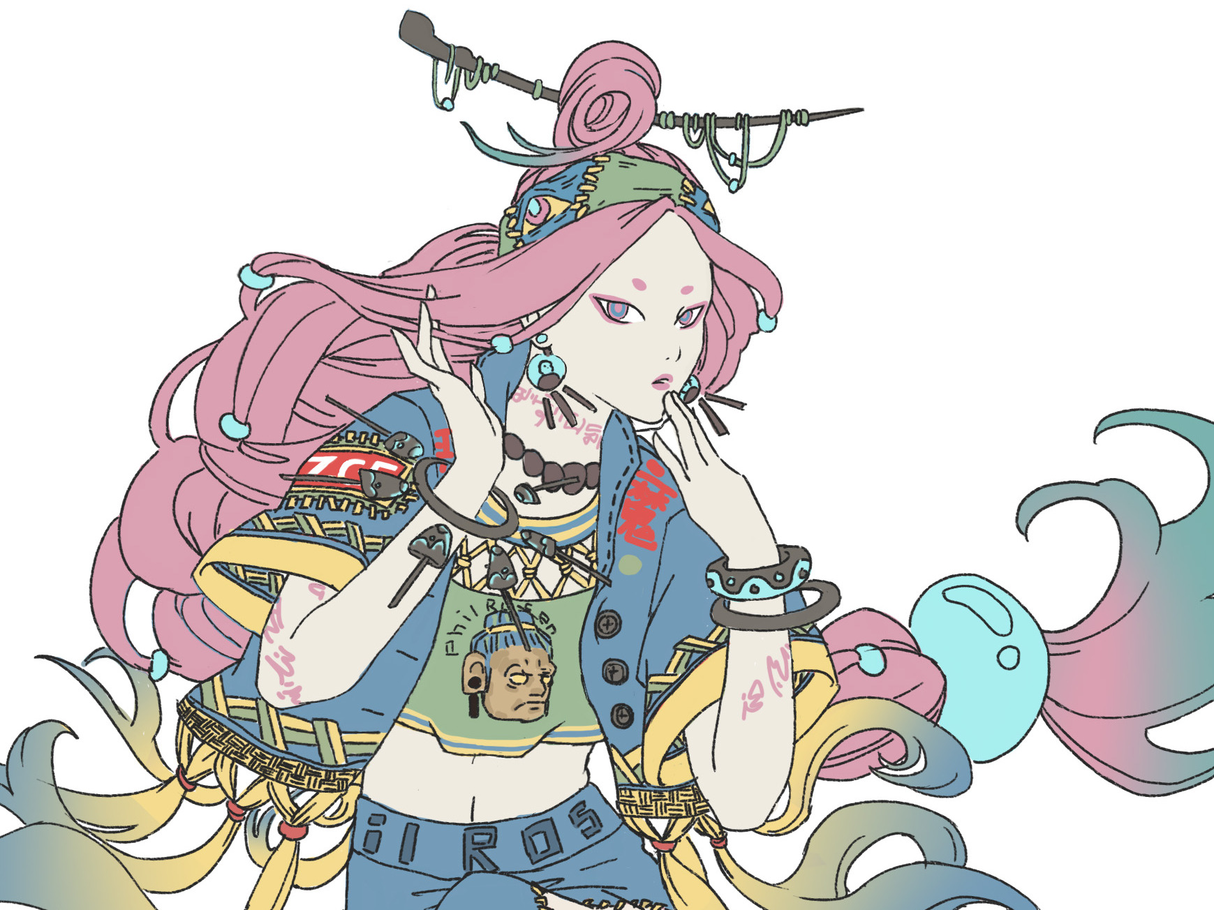 致敬zeenchin《鬼神朋克》_进击的短腿-站酷ZCOOL