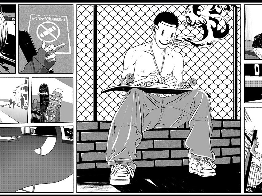 2021 · Sway · SKATEBOARD · COMICS · Boys_SUBURBS-站酷ZCOOL
