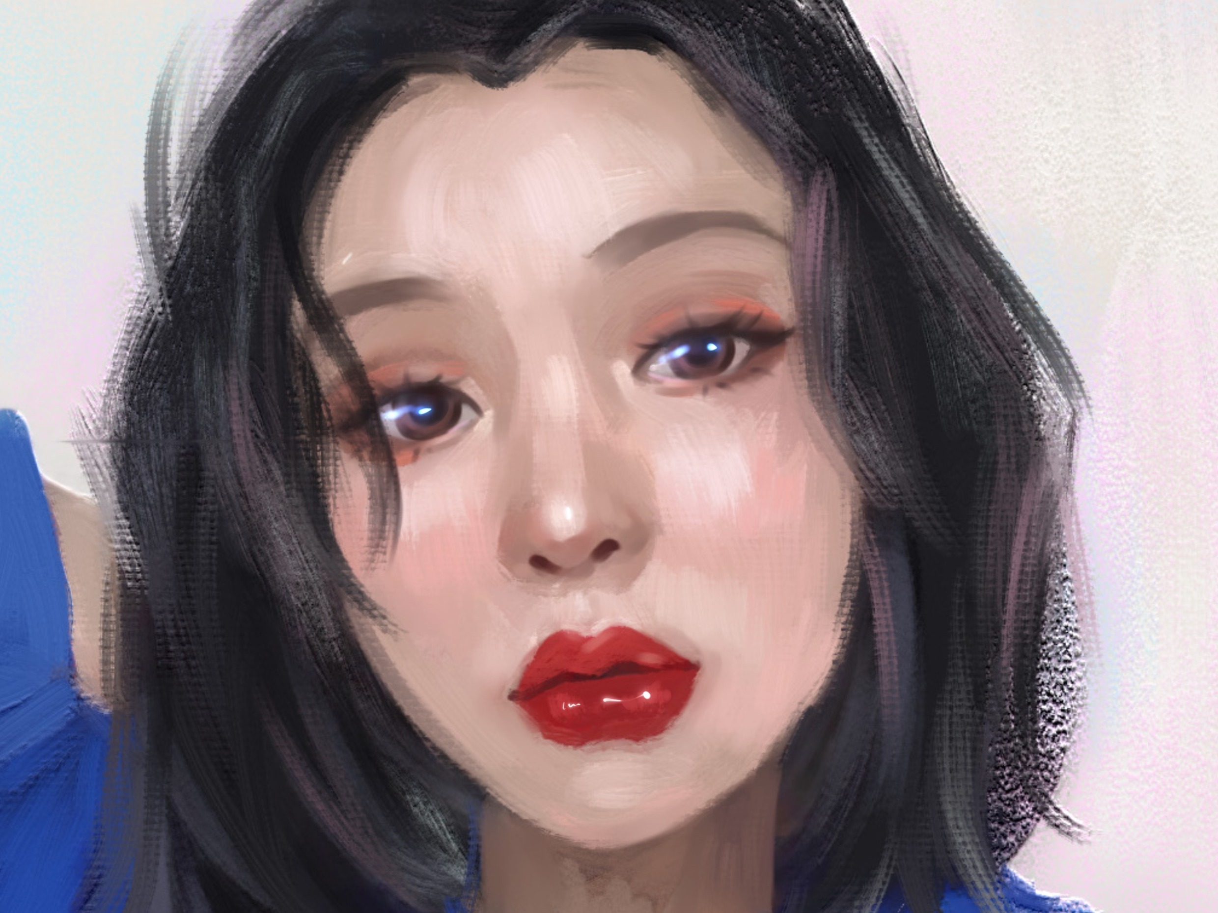 人像练习2021/8/26_luoyongli-站酷ZCOOL