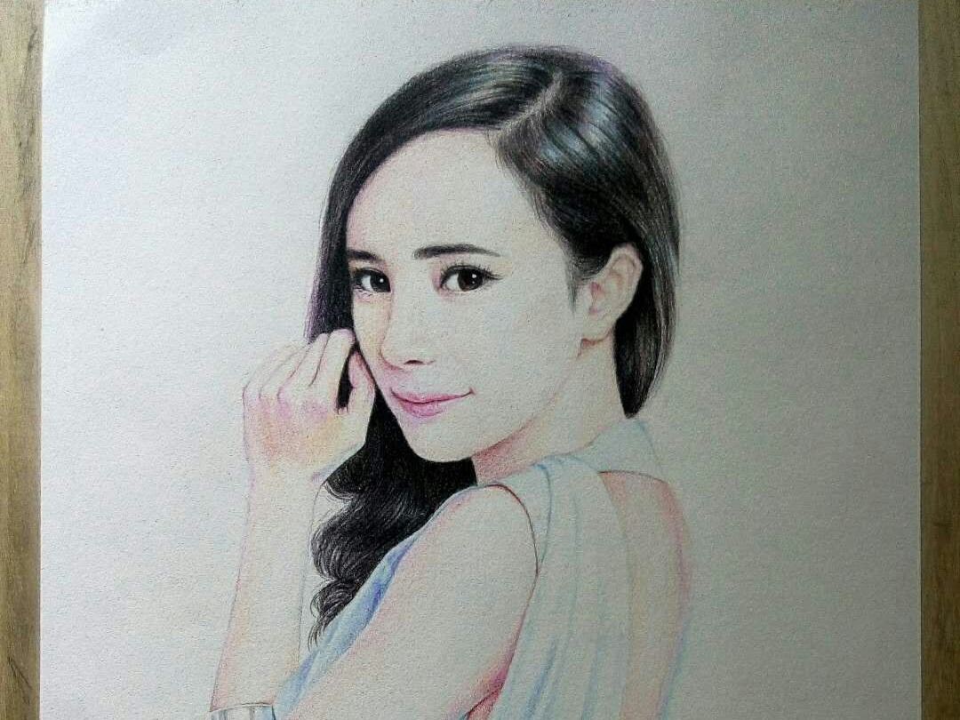 彩铅杨幂_mzgmzg-站酷ZCOOL