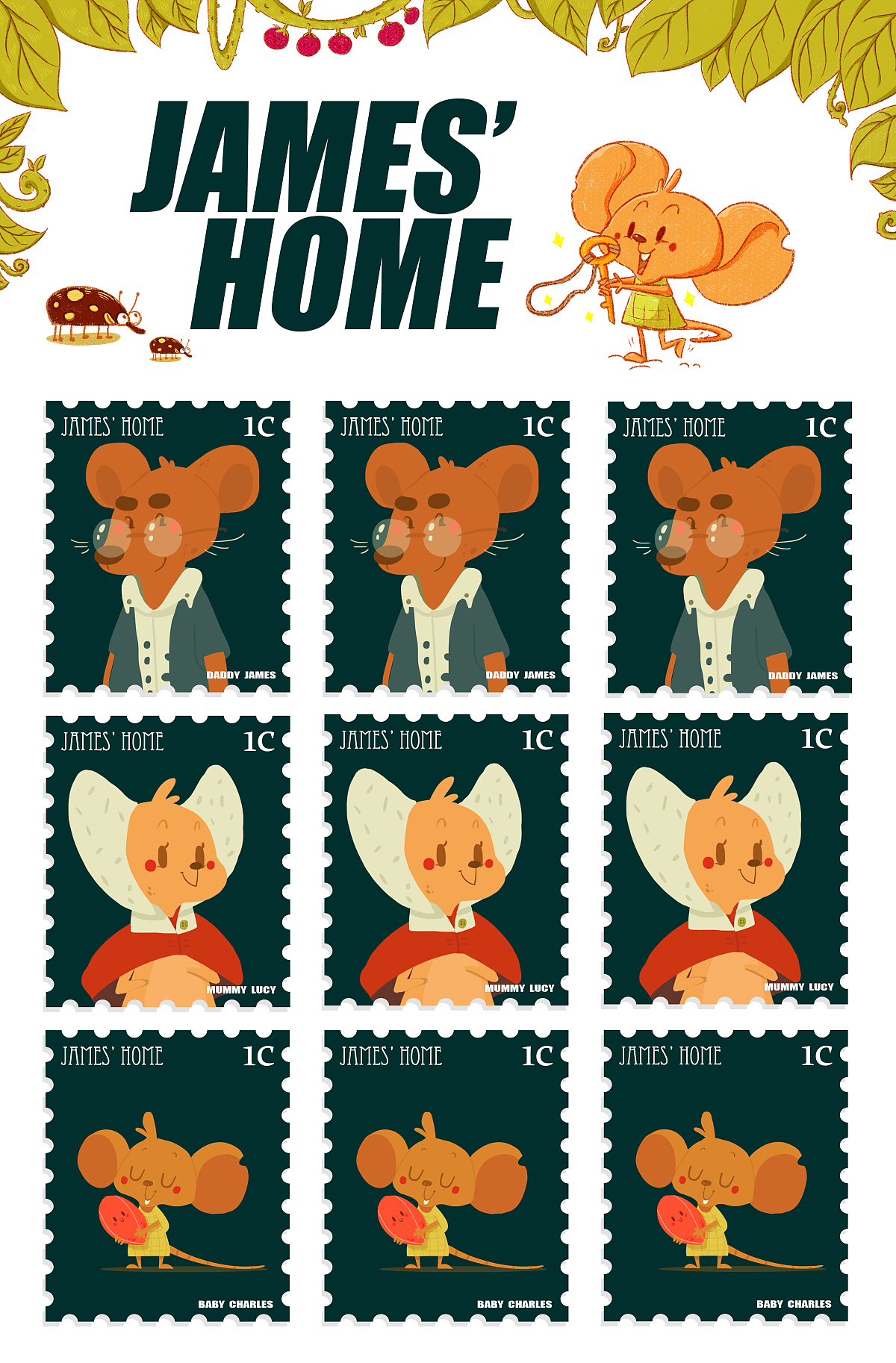 JAMES' HOME|插画|儿童插画|查尔斯的FOX星球 - 原创作品 - 站酷 (ZCOOL)