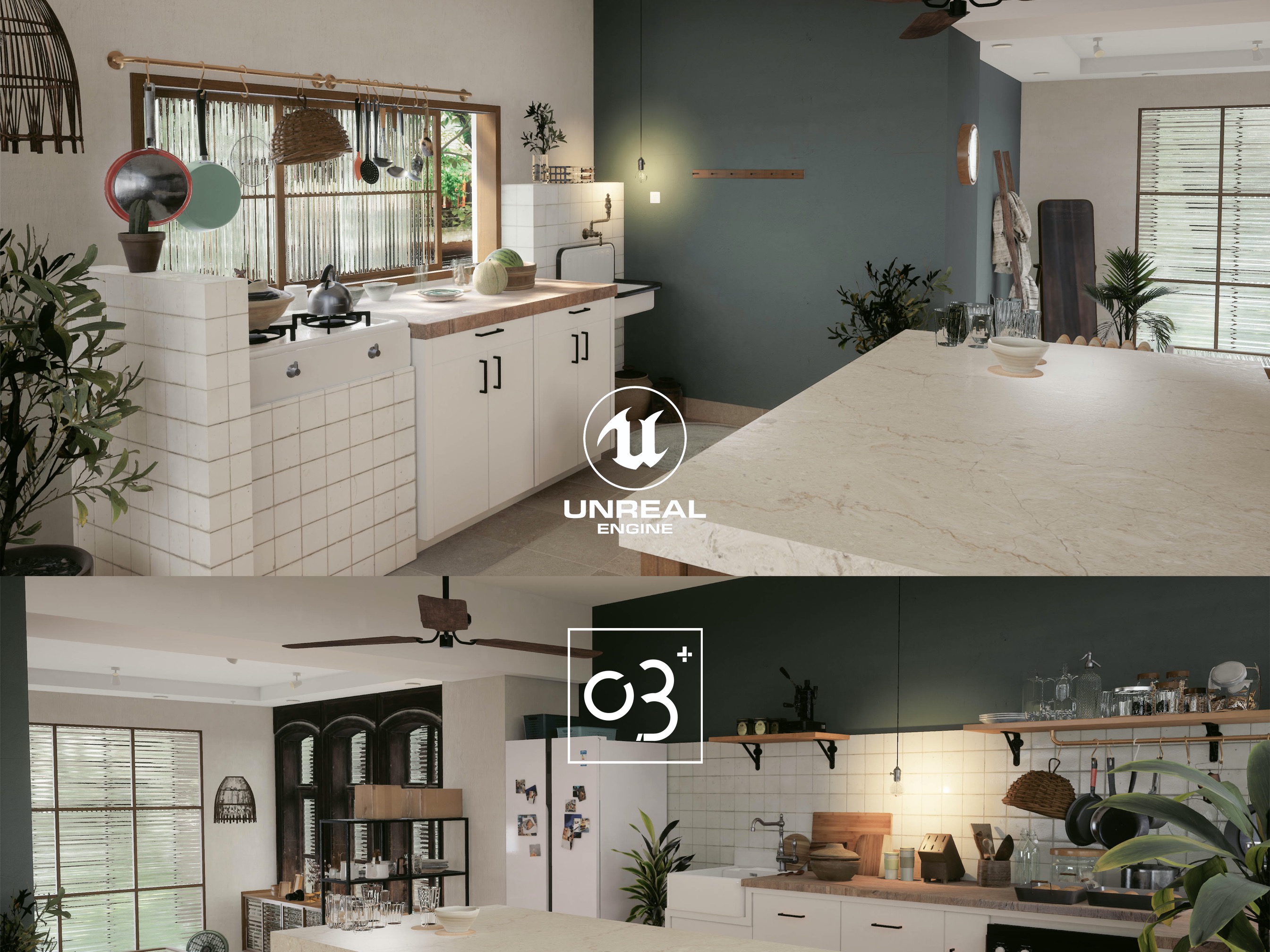 厨房 | UE4漫游 | 动画展示 | 室内设计 | CG写实效果_03add美学工作室-站酷ZCOOL