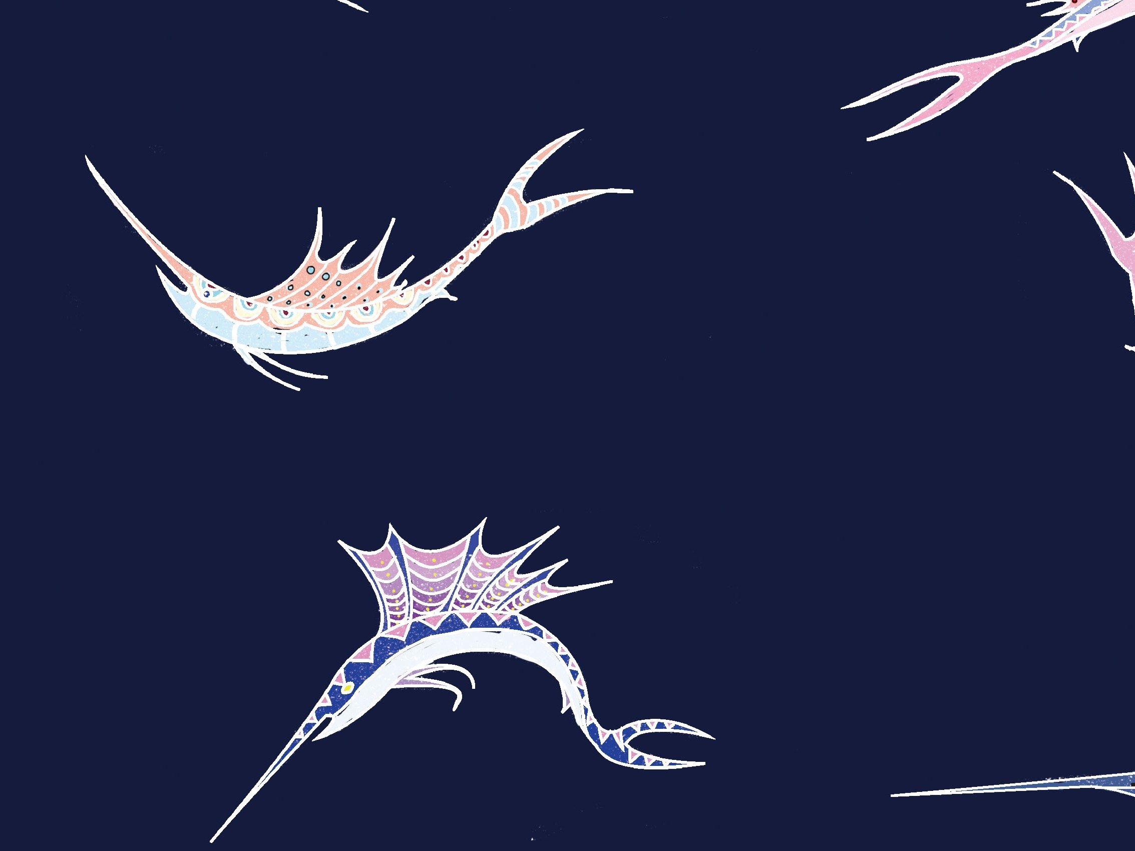 【毕设】海之塚辅助图形及衍生图形_安妮_Annie-站酷ZCOOL