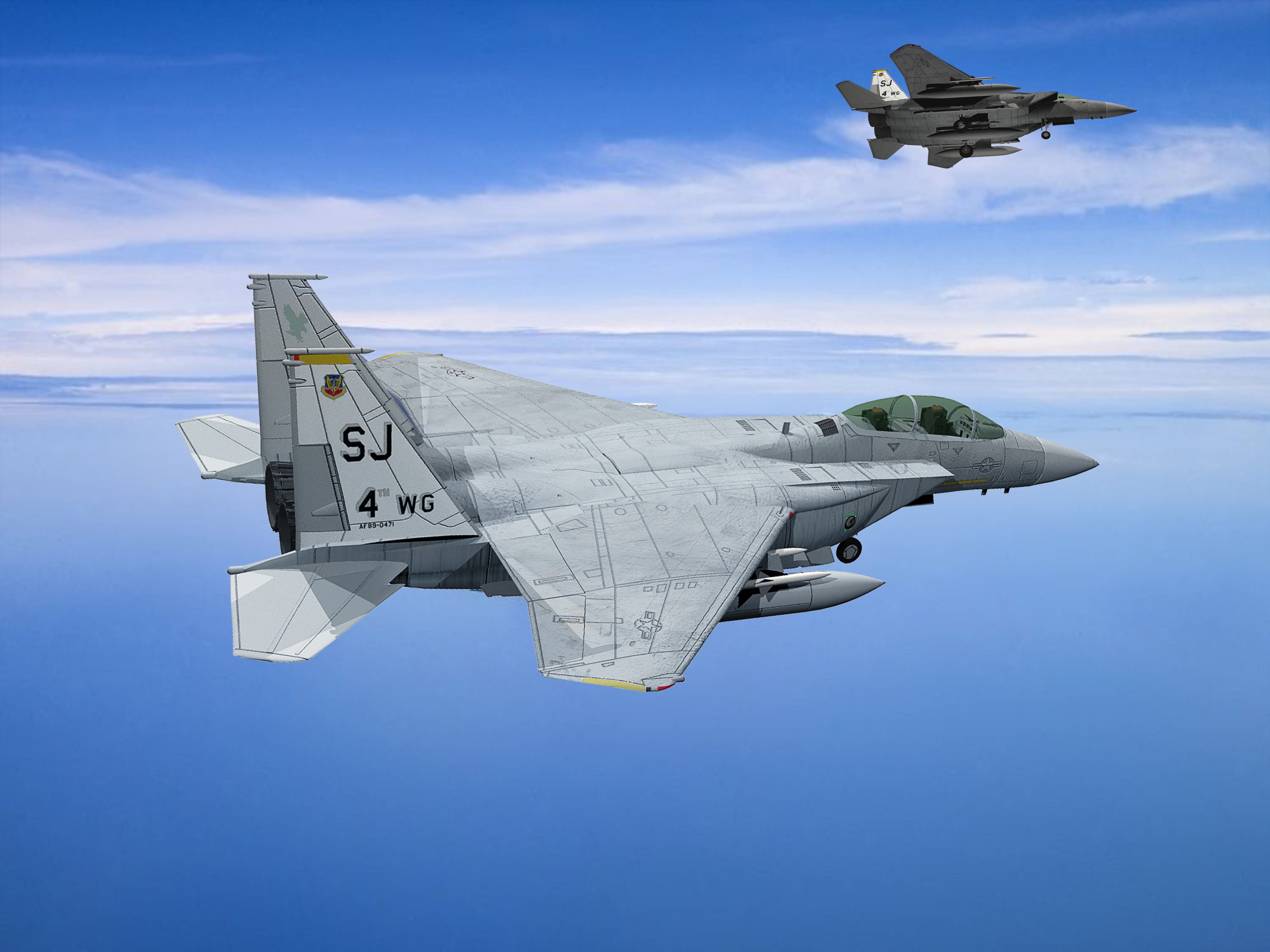 McDonnell Douglas F-15 Eagle_元首JJ-站酷ZCOOL