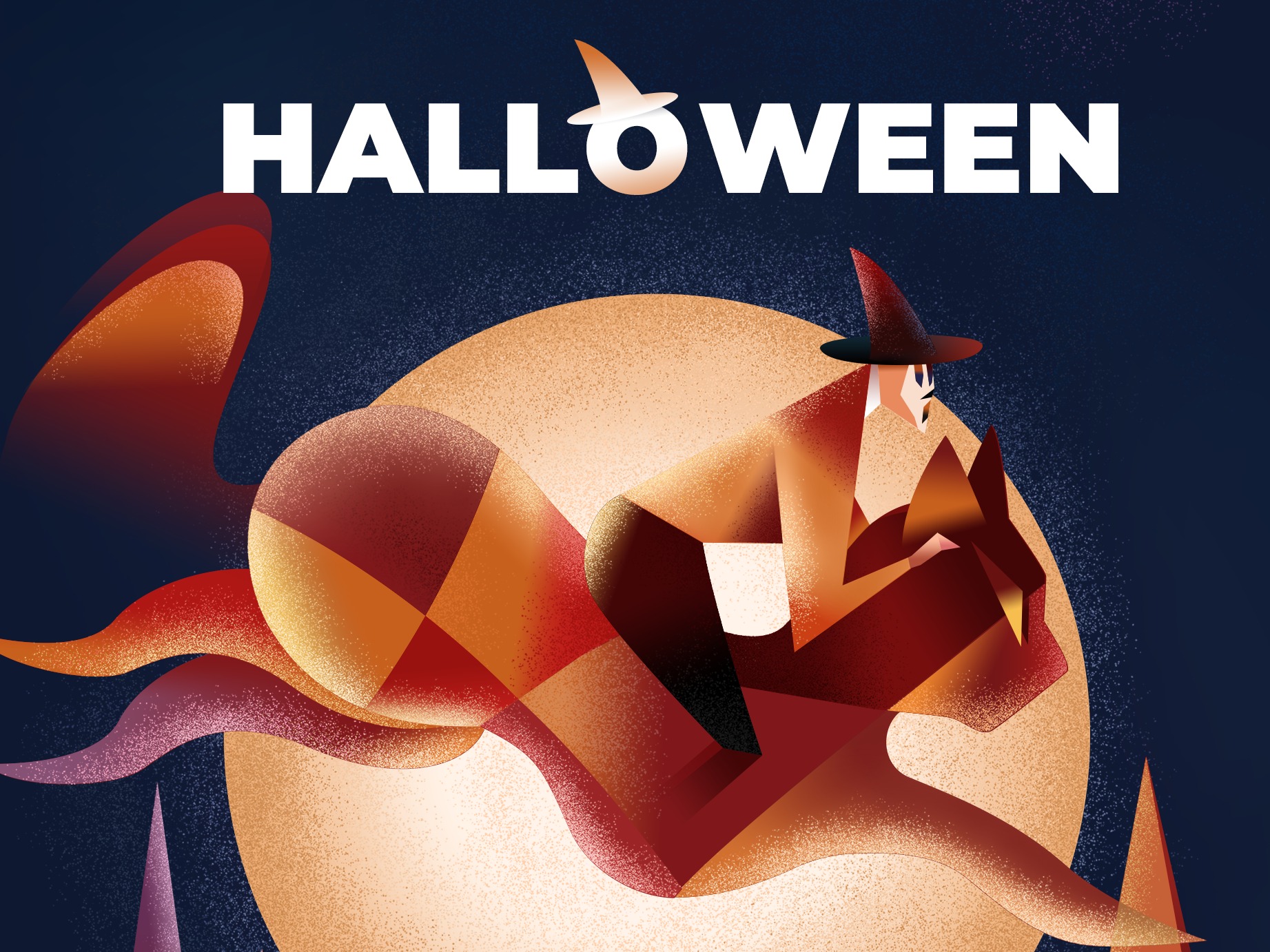 IDX 万圣节主视觉设计_油菜花UX-站酷ZCOOL