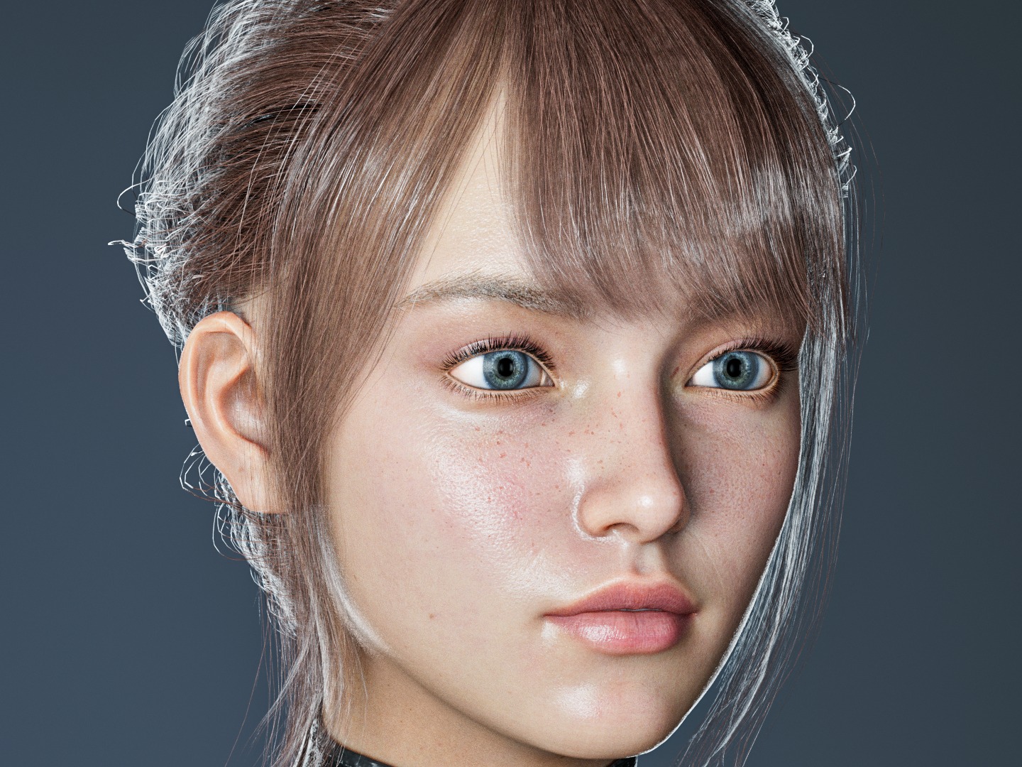 女性人物角色渲染_没有蜡笔丶-站酷ZCOOL