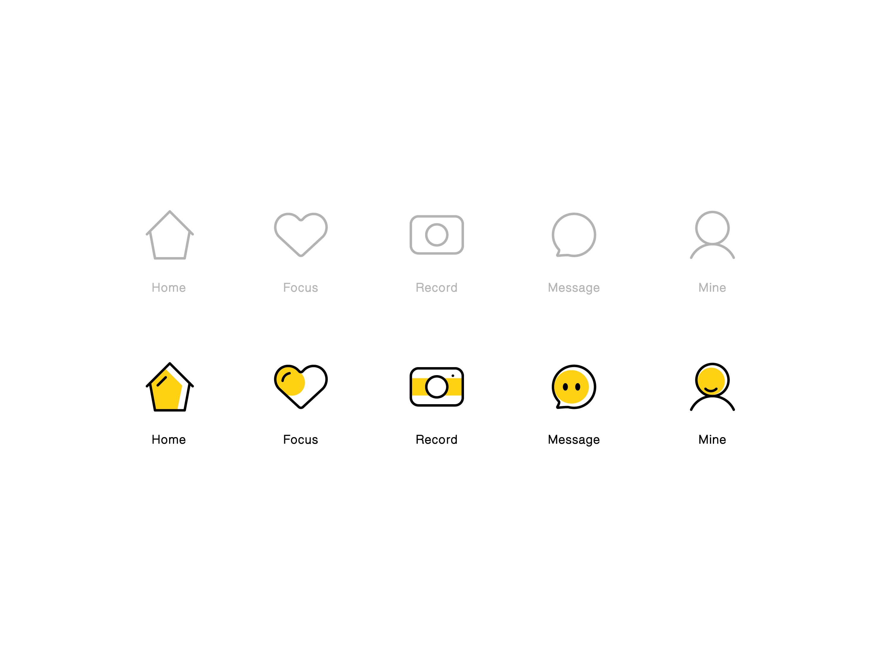 tabbar图标设计_素材网站_图片免费下载-ZCOOL站酷