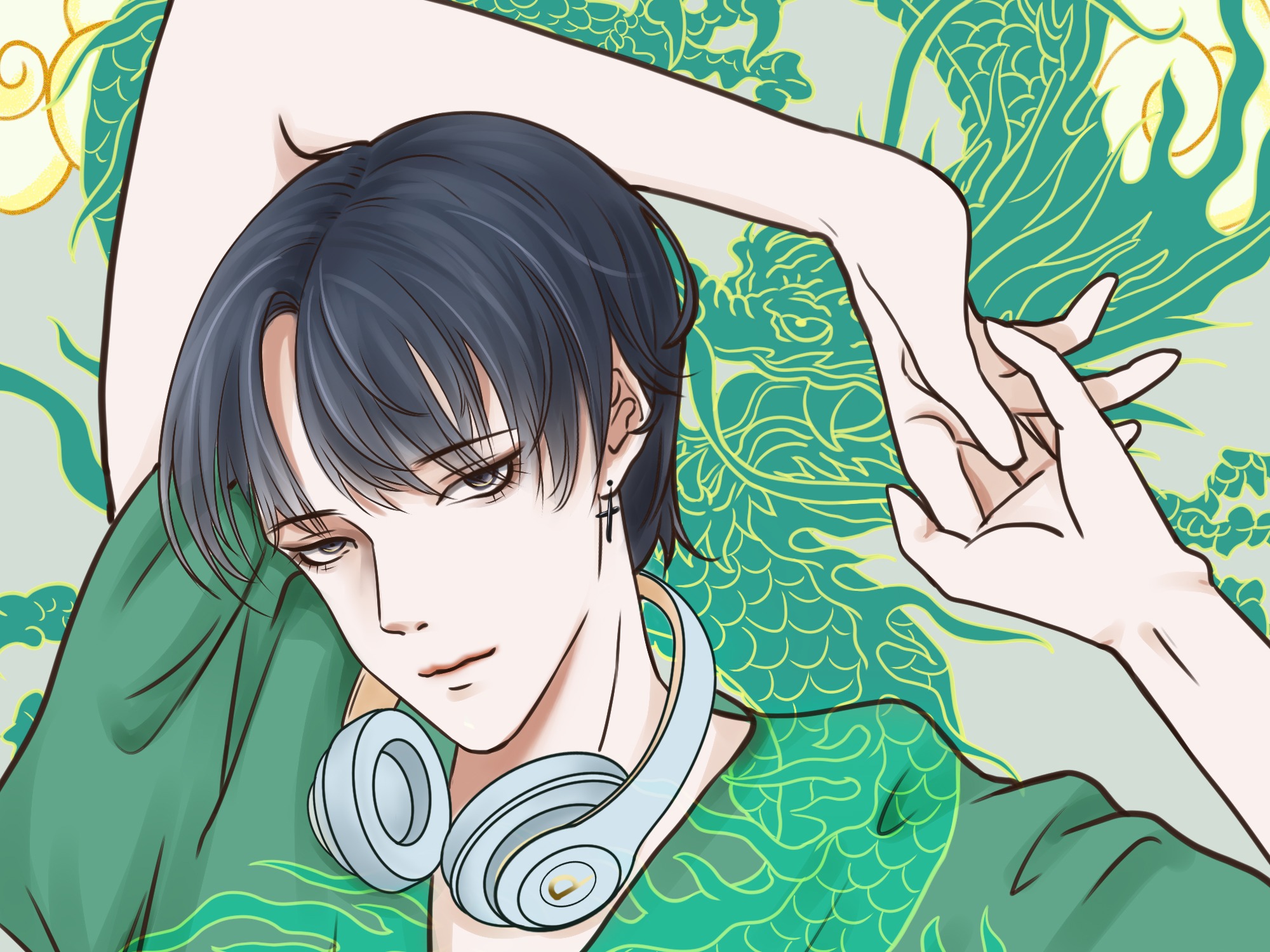 国潮风插画_HhssH-站酷ZCOOL