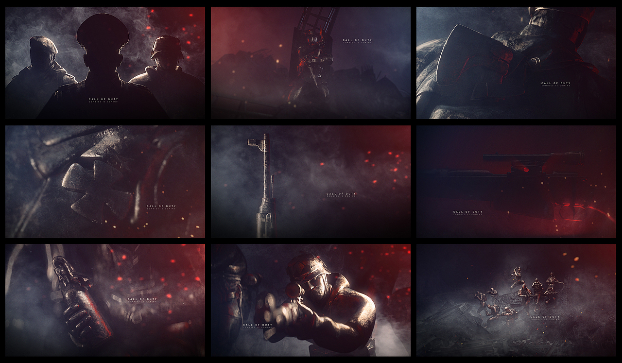 COD - Zombies Is Coming#C4D StyleFrame风格帧_popoker-站酷ZCOOL
