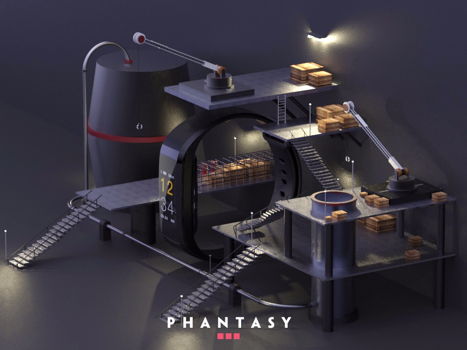 Mechanical fantasy | 关于智能手环的机械幻想_五号印象传媒-站酷ZCOOL