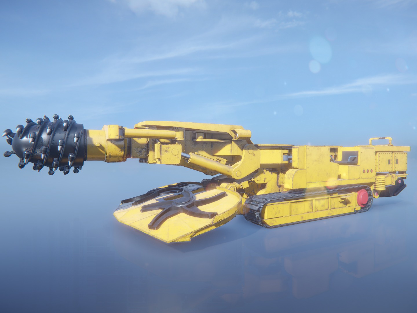 掘进机展示-U3D-HDRP_观月荷语-站酷ZCOOL