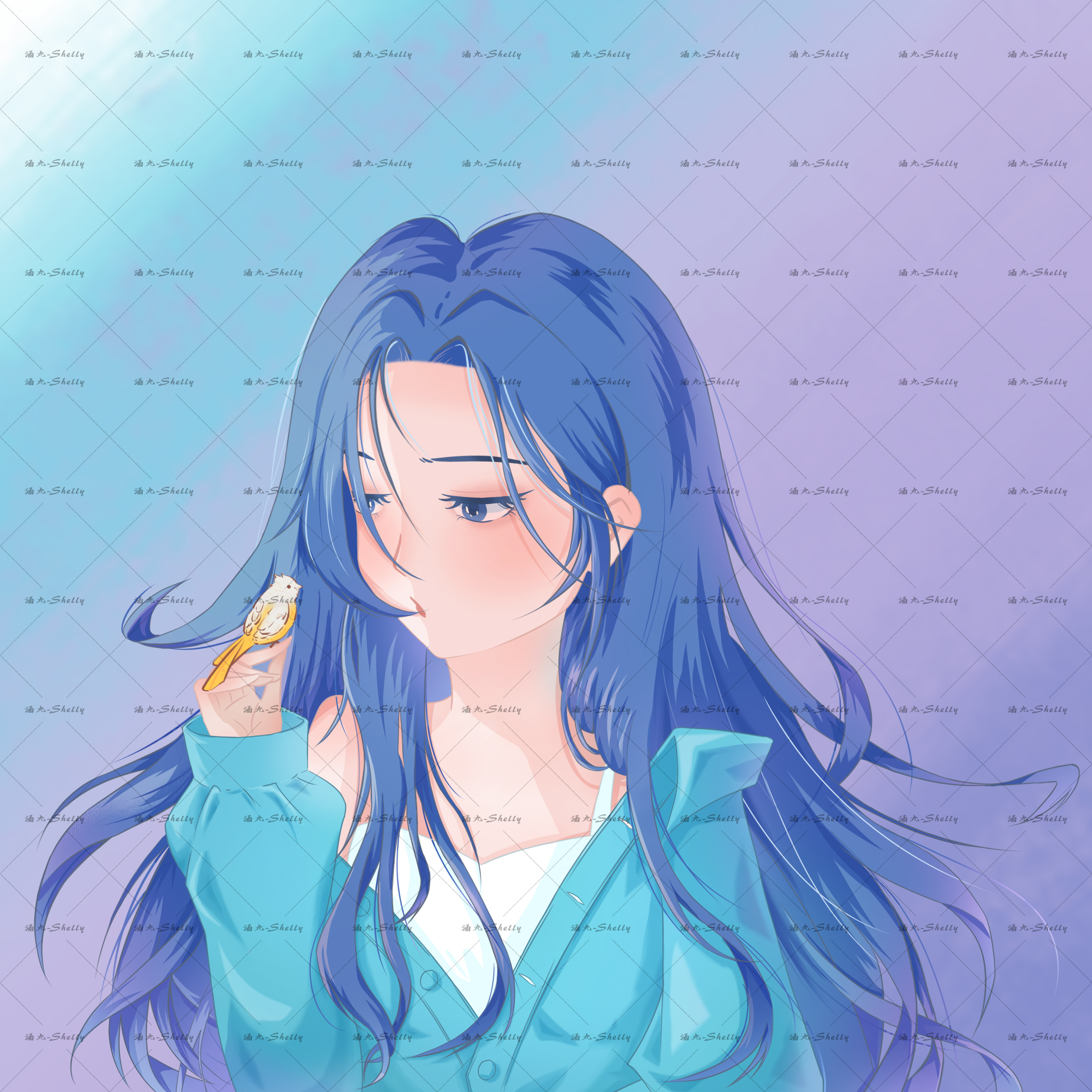 不知道什么风格的头像_Shelly九-站酷ZCOOL