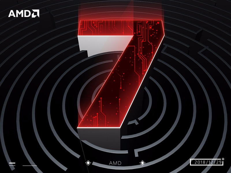 AMD-如"7"而至-创意长图海报_YSL丶-站酷ZCOOL