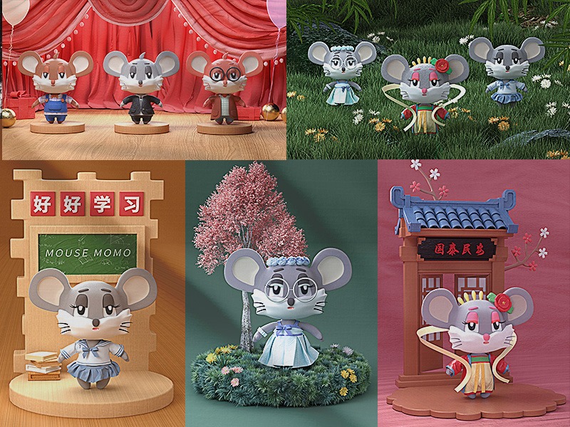 MOUSE MOMO_exvisual-站酷ZCOOL