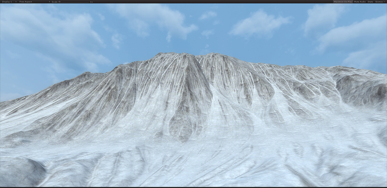 Unity+World Machine 地形练习 一 雪山和低模|三维|场景|_Evolution__原创作品-站酷ZCOOL