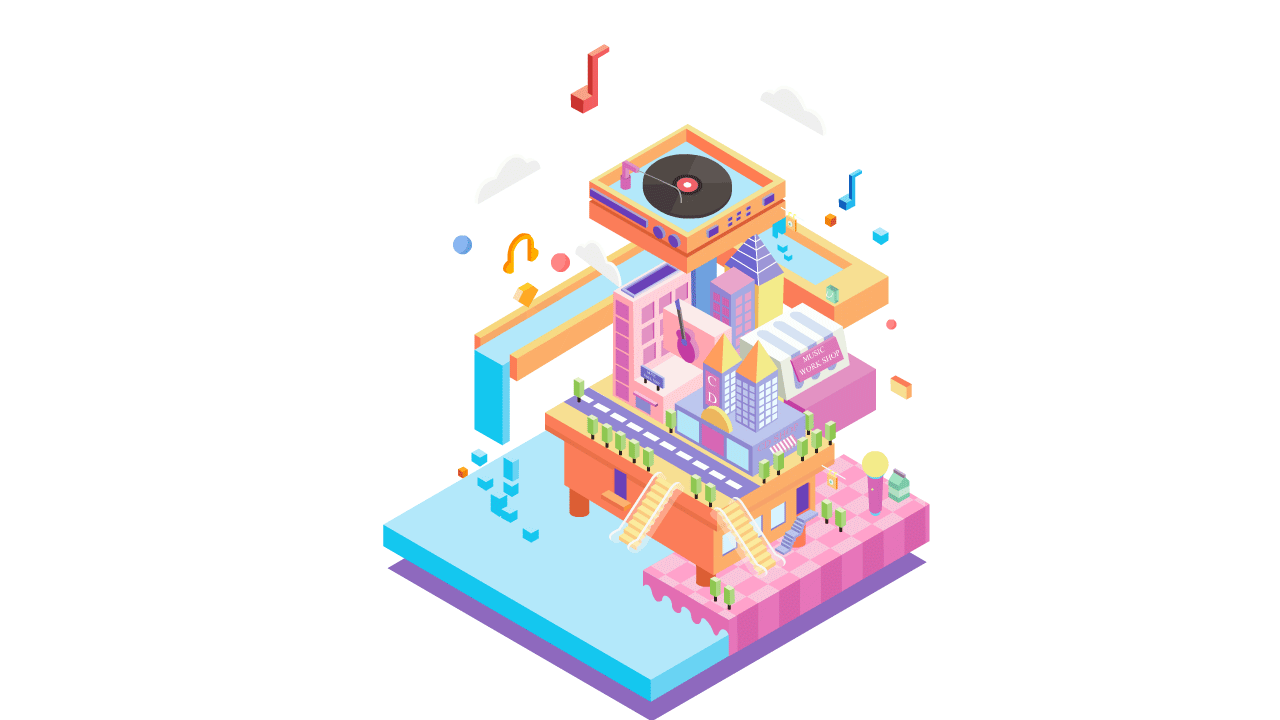 2.5d插画_Z318043123-站酷ZCOOL