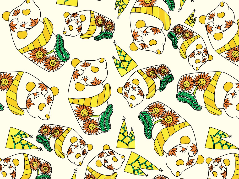 纹样设计_AIR77-站酷ZCOOL