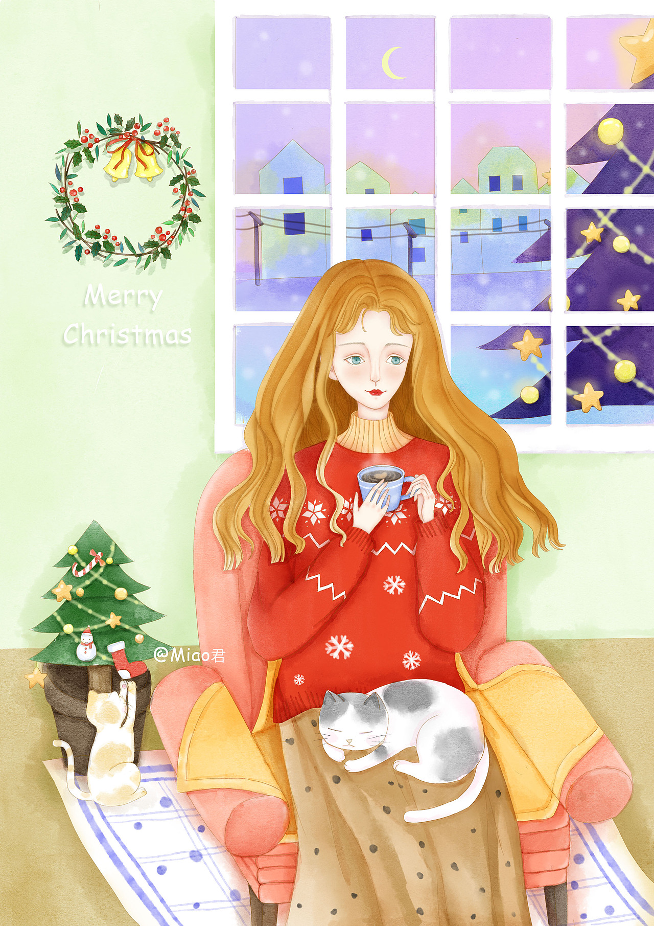 圣诞快乐_Miao君030-站酷ZCOOL