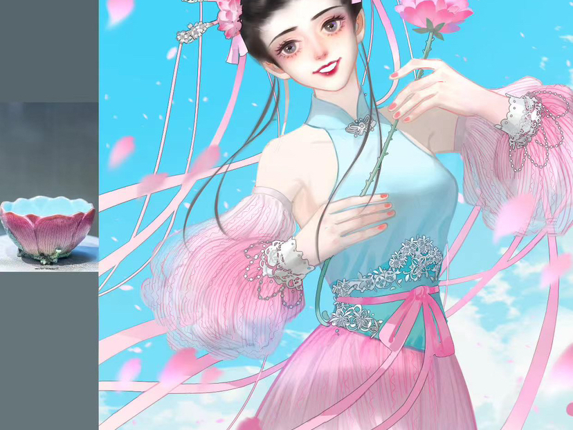 今天的小姐姐_画痨Easy-站酷ZCOOL