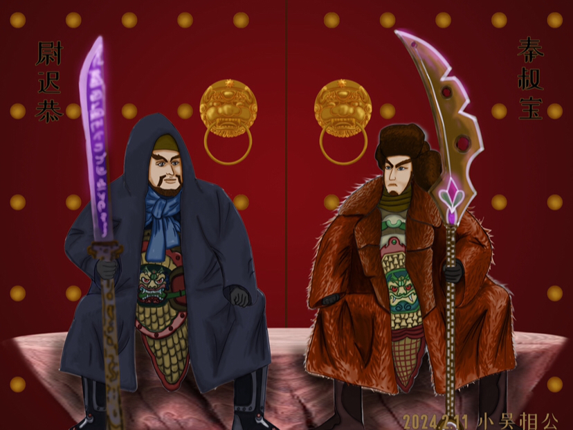 过冬门神_失业365-站酷ZCOOL