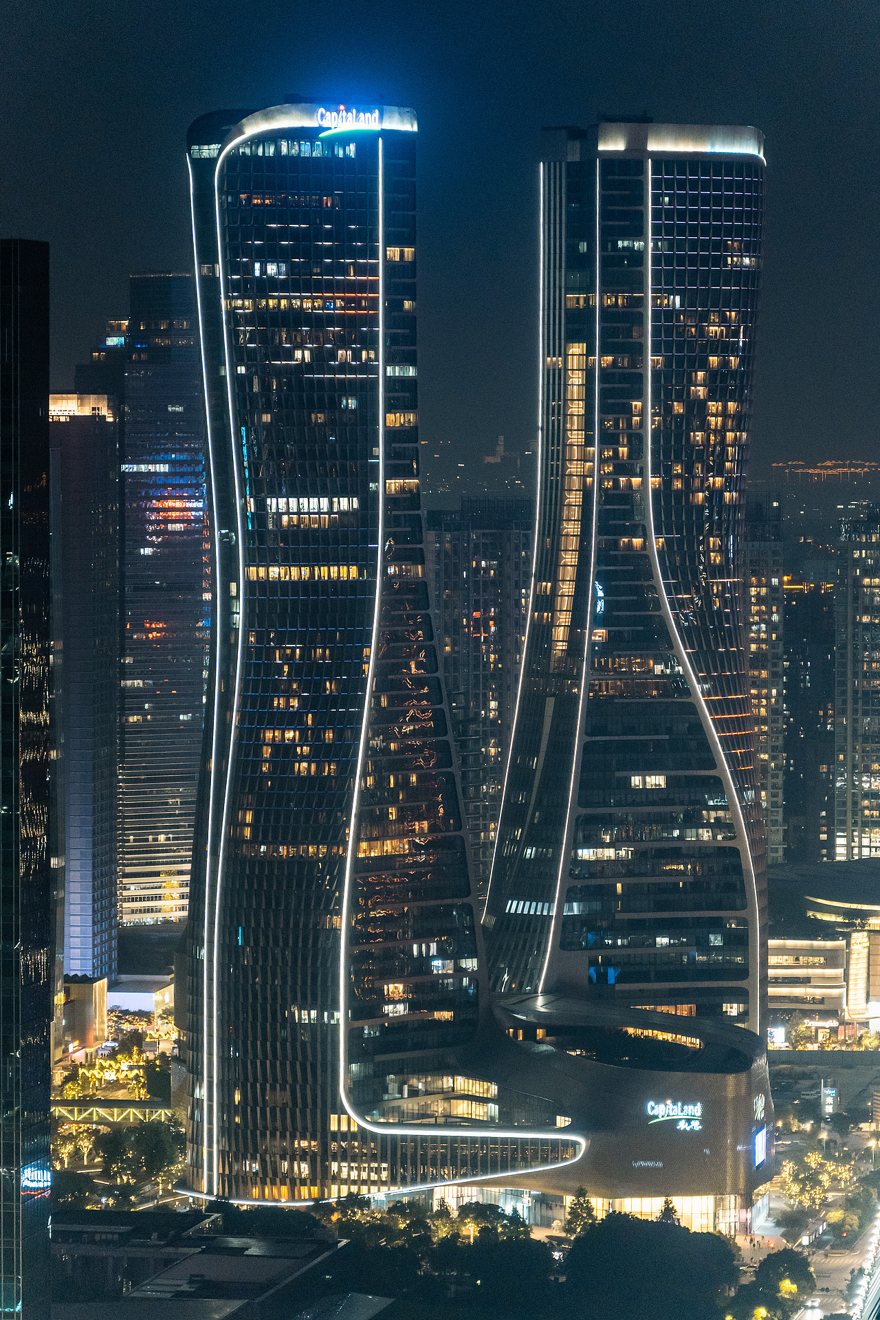 杭州城的夜景 不一样的钱江新城_SHEN_JP-站酷ZCOOL