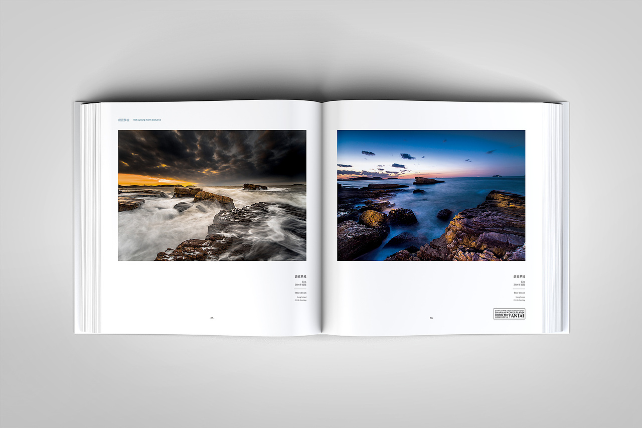 长岛设计的一本旅游风光摄影集初稿_Mr_Zheng设计-站酷ZCOOL