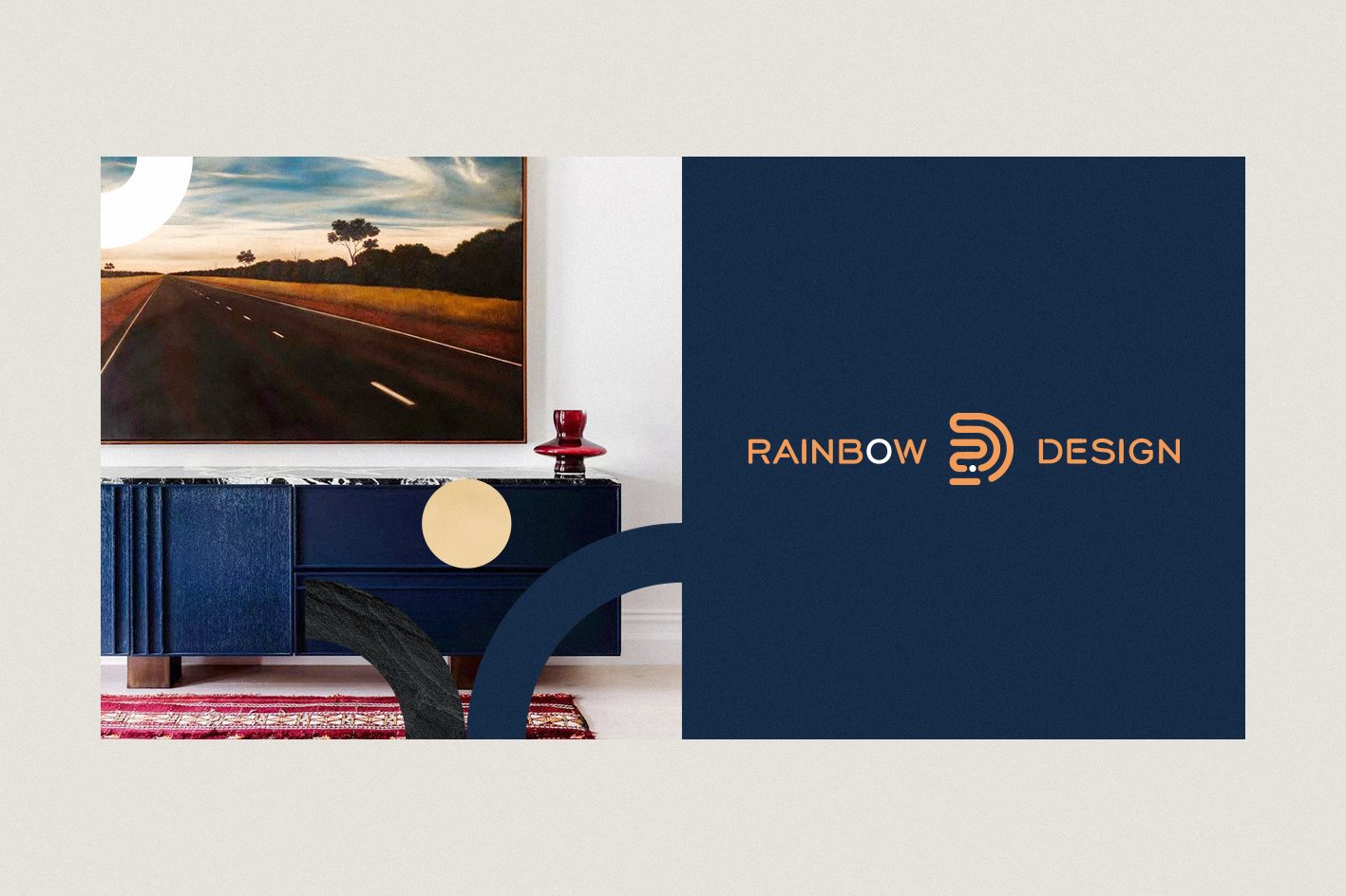 RAINBOW DESIGN 空间设计 | 品牌形象综合设计_LING令羽-站酷ZCOOL