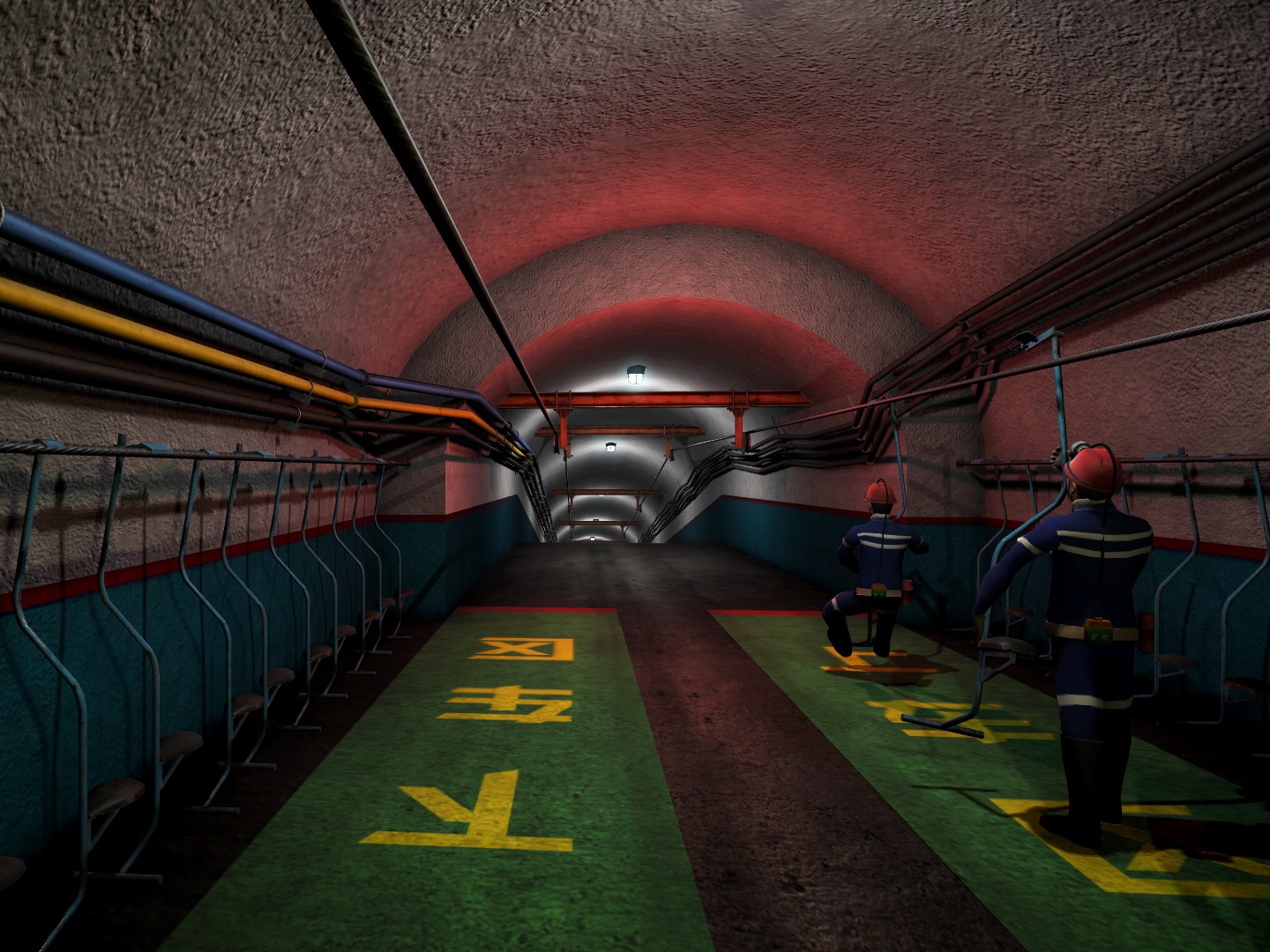 煤矿-猴车_XZMH-站酷ZCOOL