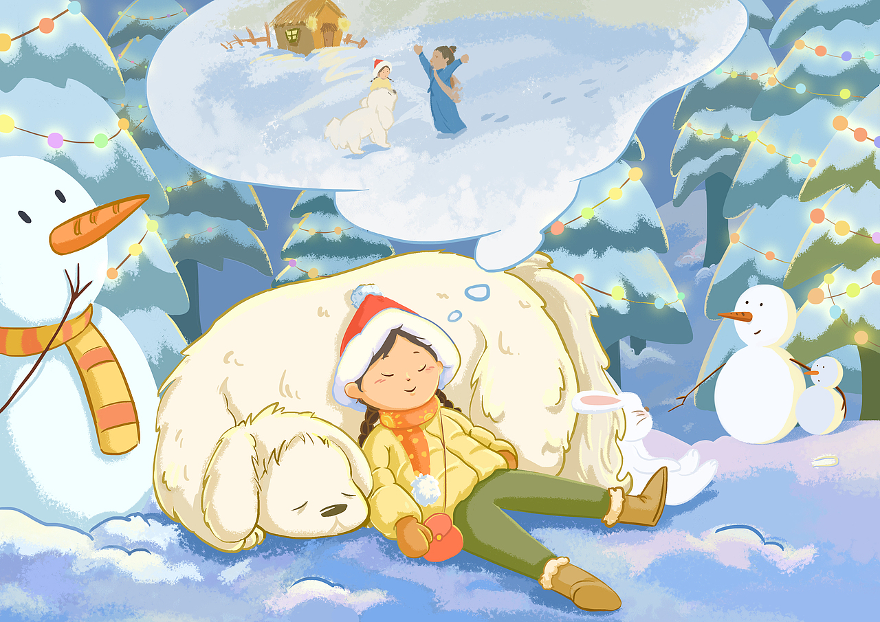 梦系列插画_alooo-站酷ZCOOL