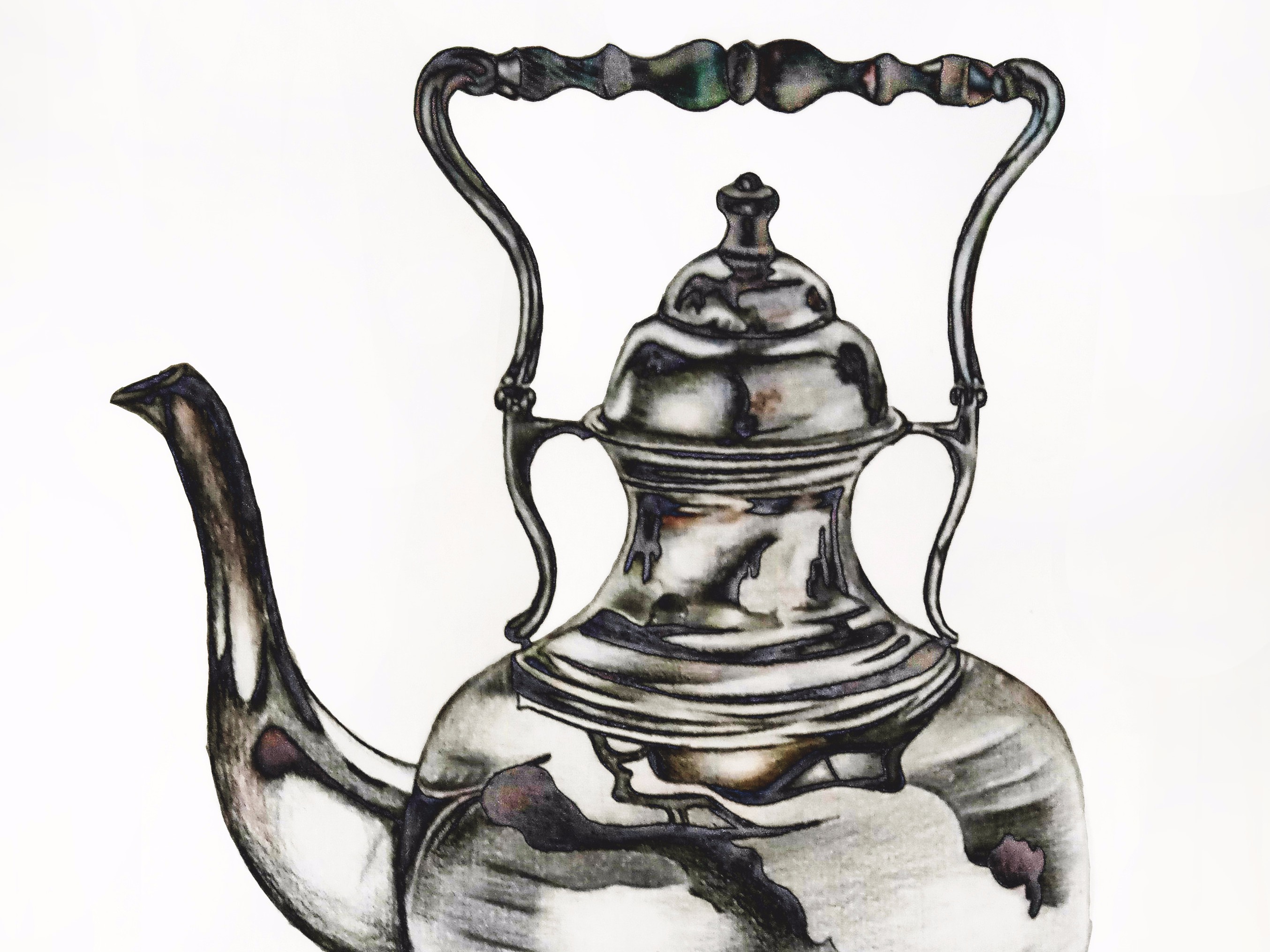 手绘-壶_牺牲萝卜-站酷ZCOOL