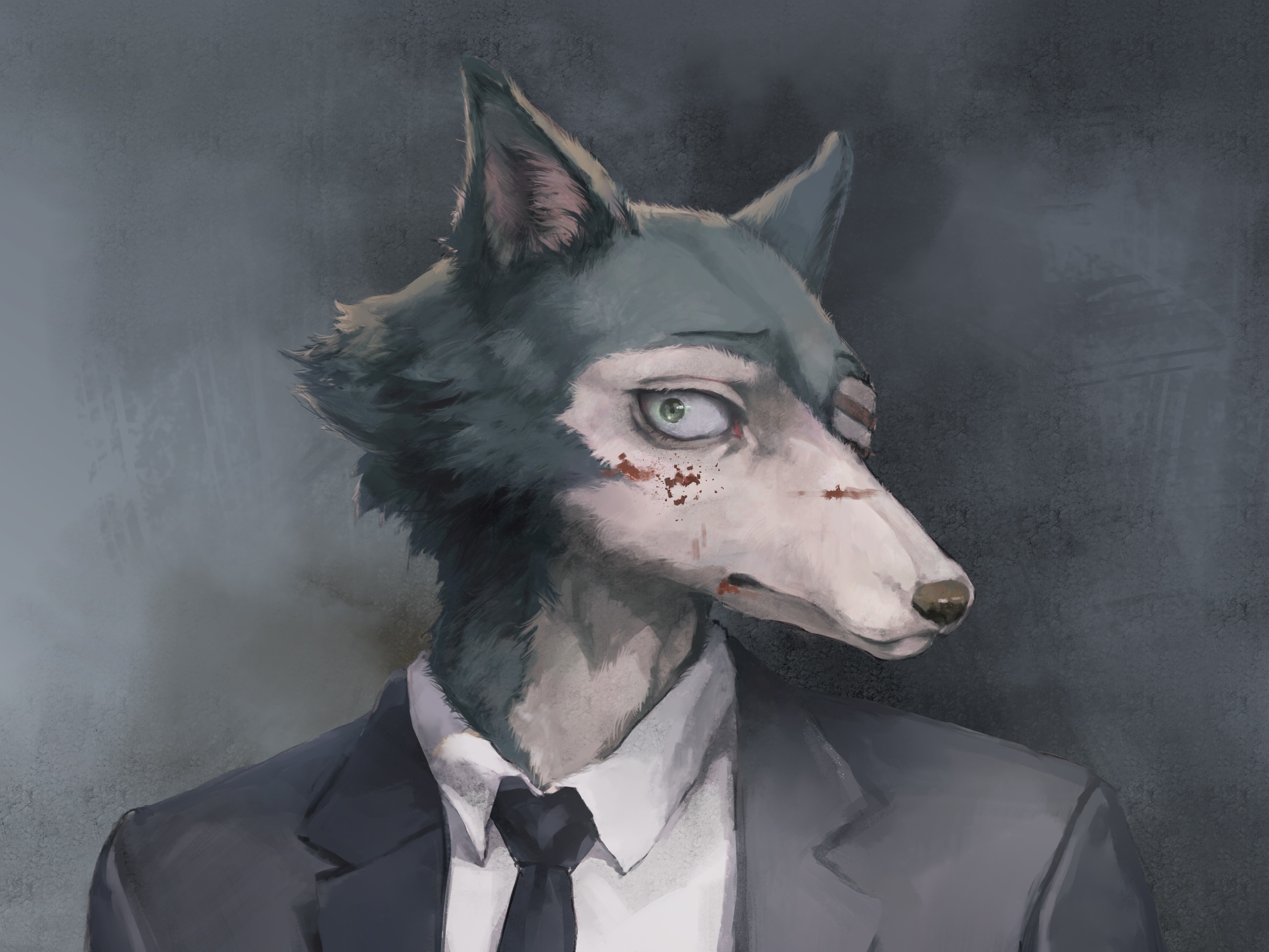 西装暴徒版雷狗子_M_Robin-站酷ZCOOL