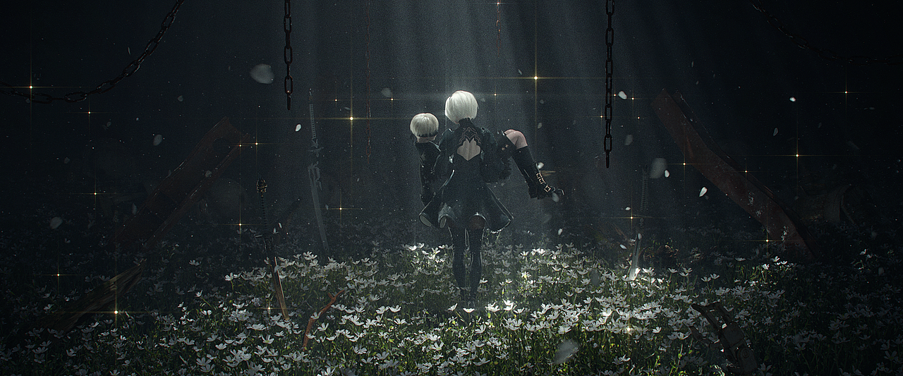 NieR:Automata 风格图_SHADOW_2049-站酷ZCOOL