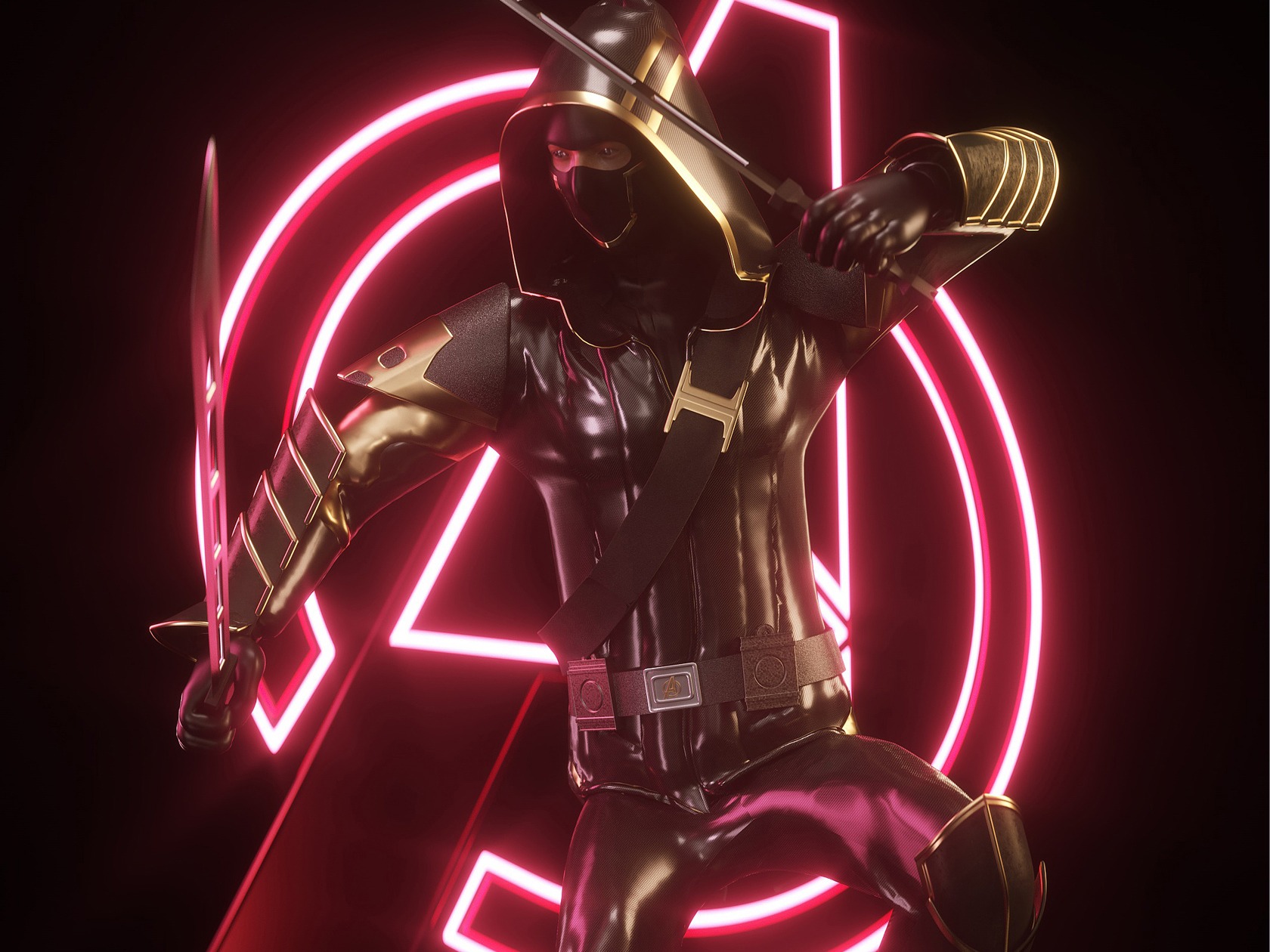 角色绑定-复联4浪人重制版_Byron_玮-站酷ZCOOL