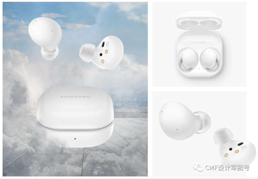 三星TWS耳机Galaxy Buds 2发布，采用内外双色拼接设计_CMF设计军团-站酷ZCOOL