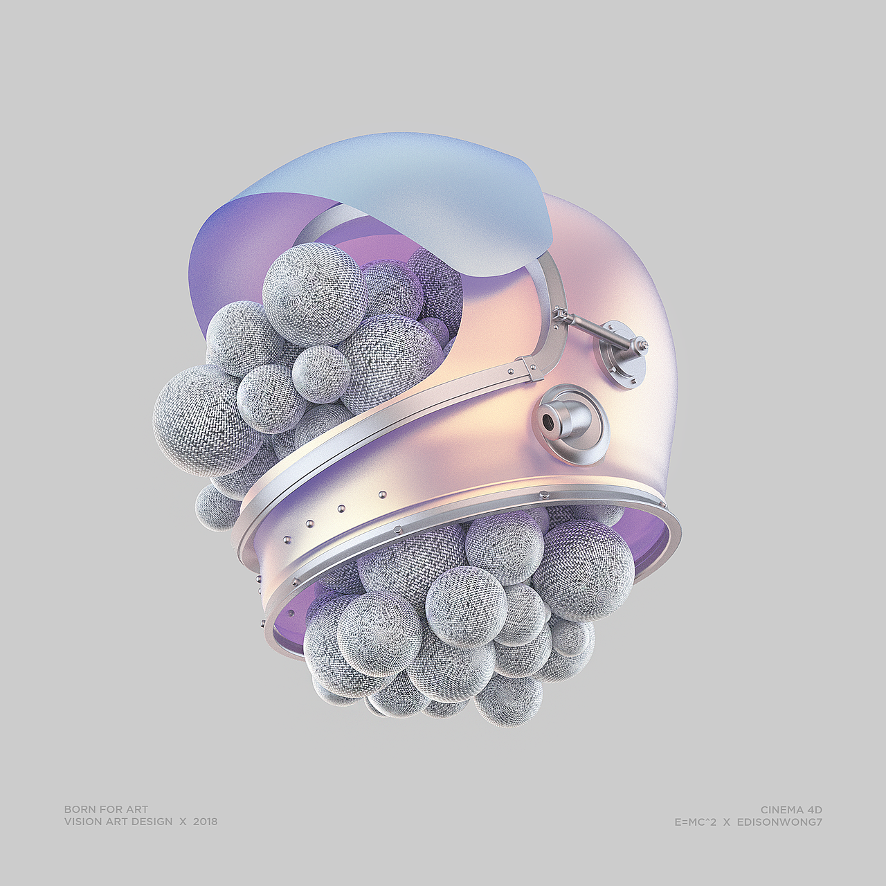 E=MC^2 | C4D.Material|三维|场景|Edisonwong7_原创作品-站酷ZCOOL