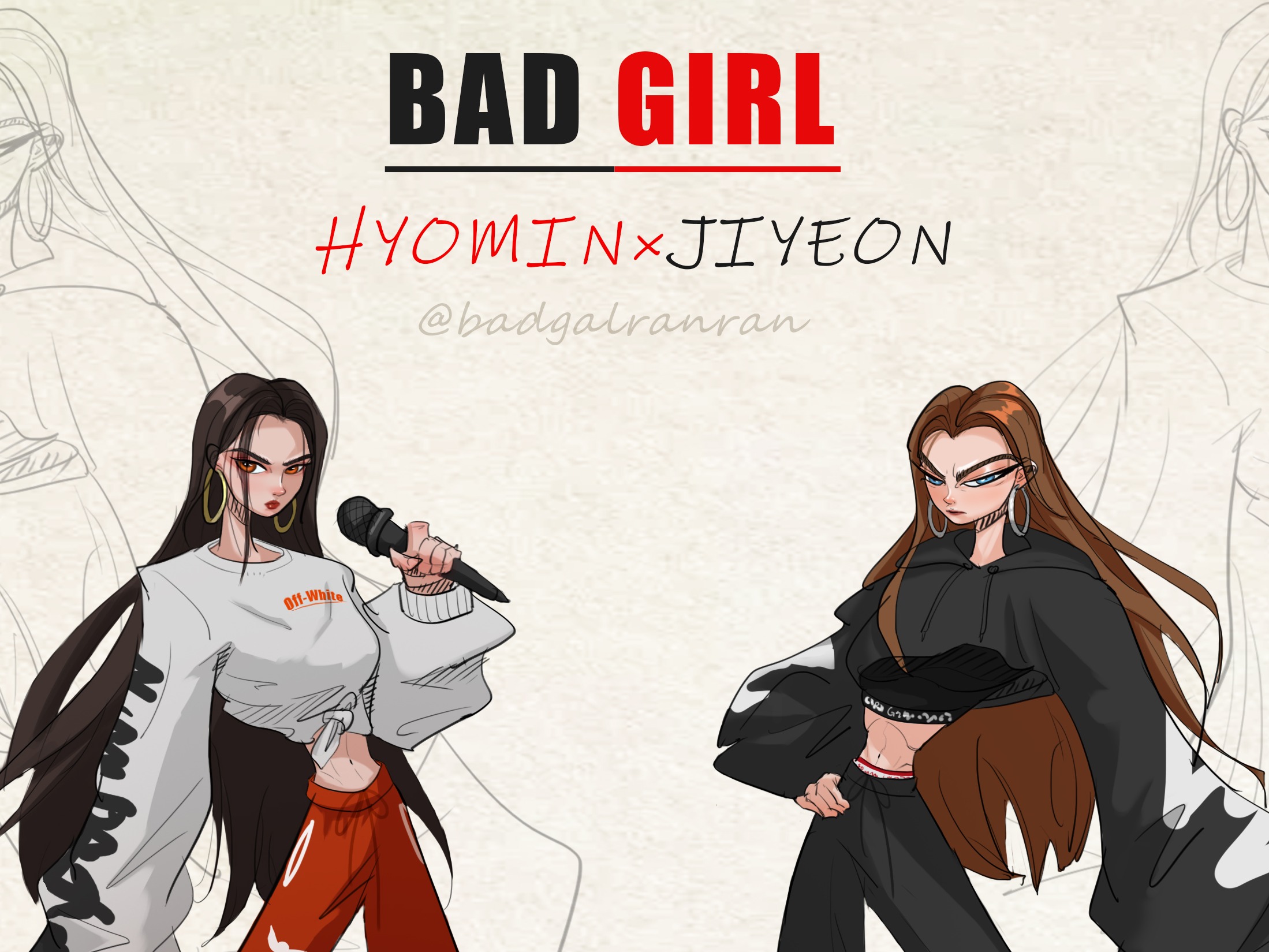 摸鱼：敏妍BAD GIRL舞台_badgalranran-站酷ZCOOL