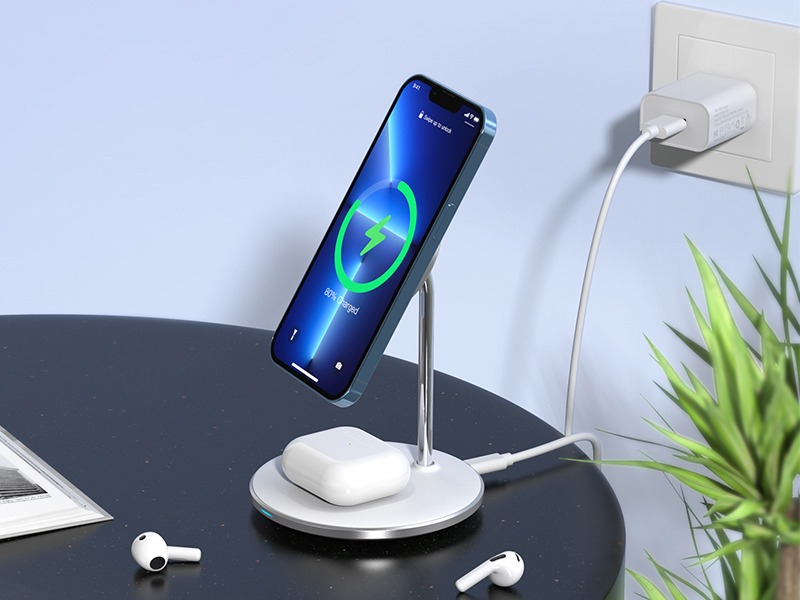 MagSafe 2合1磁吸无线充支架_图创设计-站酷ZCOOL