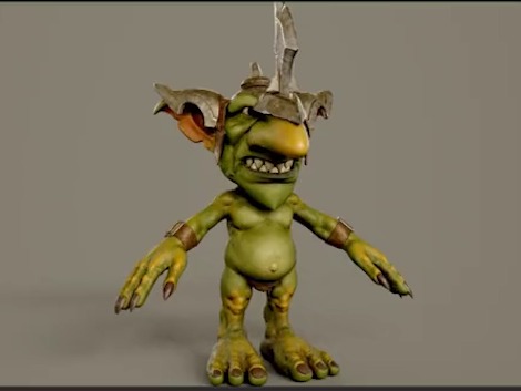 ZB哥布林高精度模型制作_3D建模教学菌-站酷ZCOOL