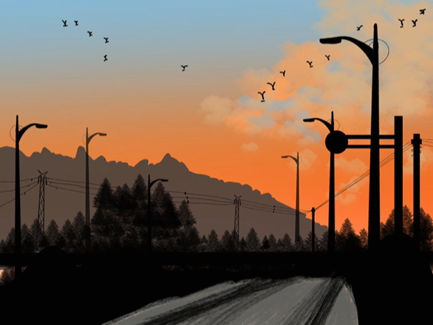 iPad壁纸——马不停蹄的远方_da画家-站酷ZCOOL