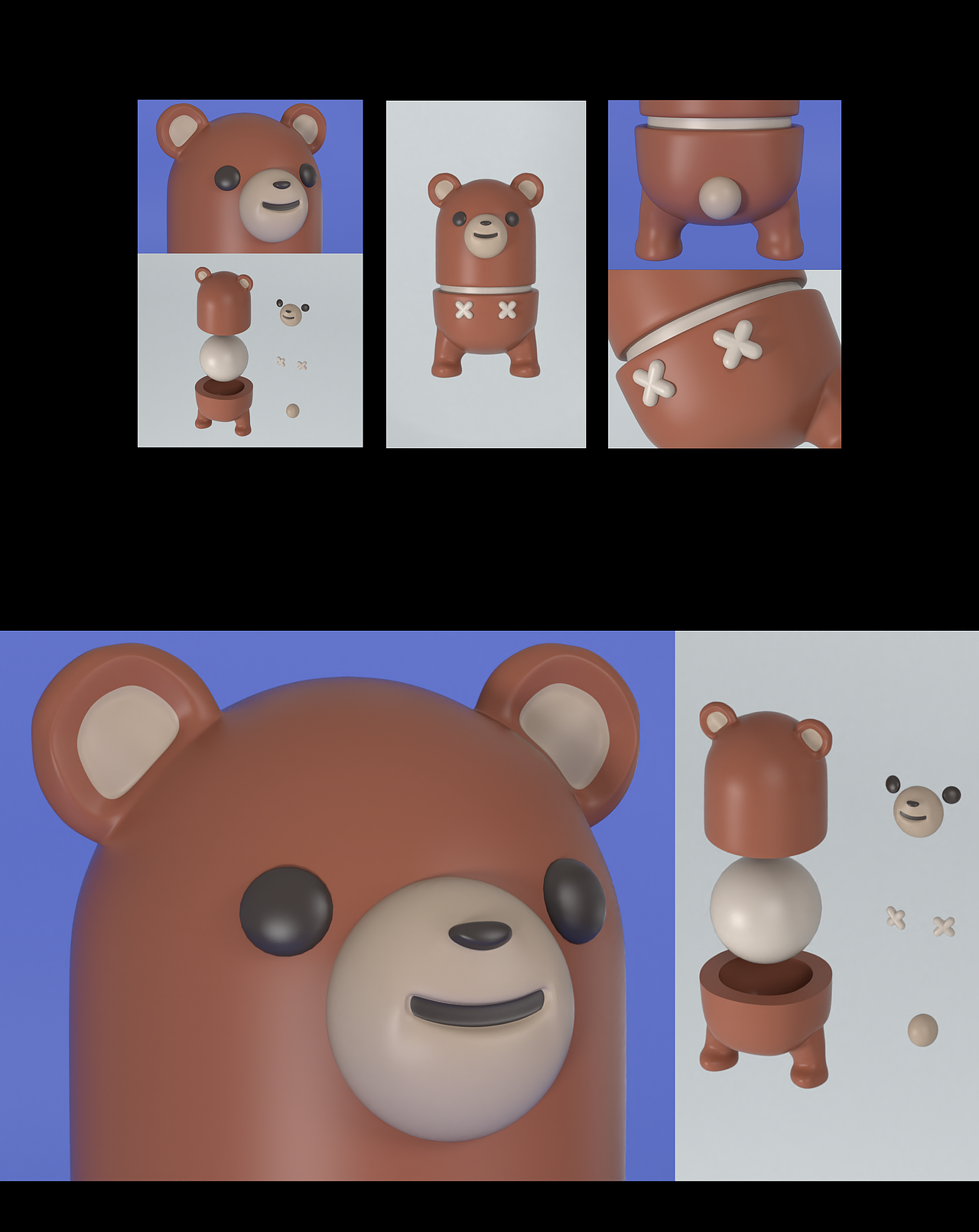 CAPSULE BEAR｜胶囊熊|平面|IP形象|Solcore_原创作品-站酷ZCOOL