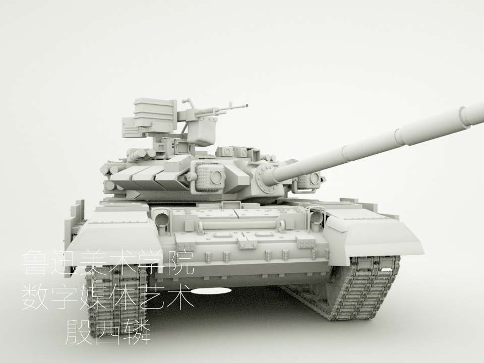 T90-裸模_RED麒麟-站酷ZCOOL