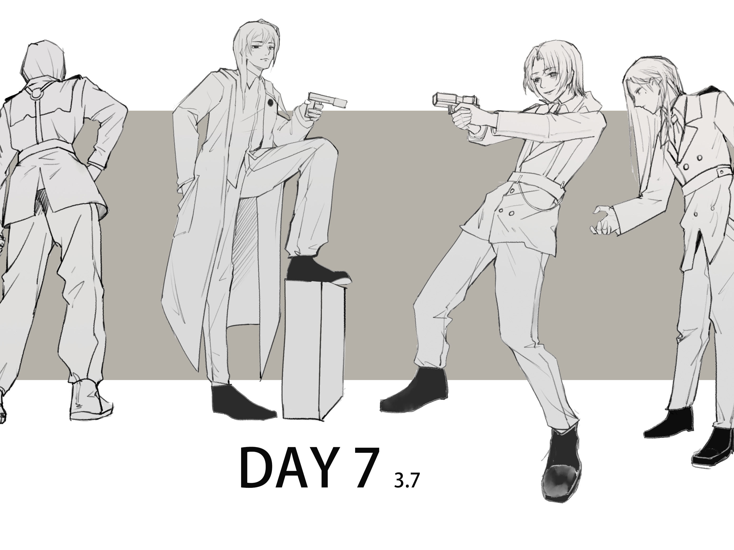 #速写60天挑战赛#day07 @速写班长_容琅-站酷ZCOOL