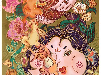 月满 兔肥 人娇美_Vicki_lin08-站酷ZCOOL