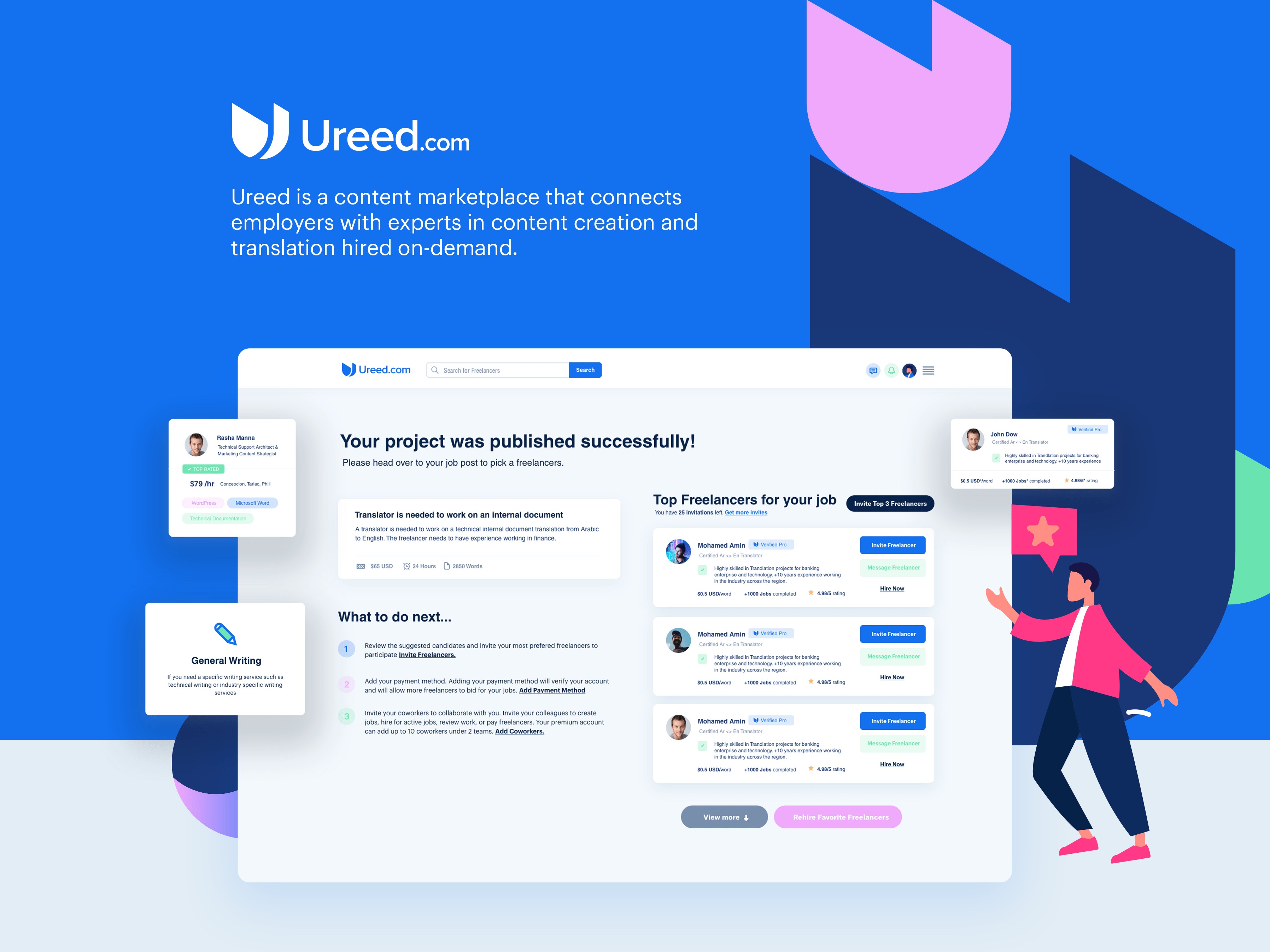 Ureed UI/UX Design._Baianater-站酷ZCOOL