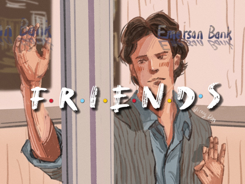 老友记速写 第一季第07集大停电_YT_Don-站酷ZCOOL