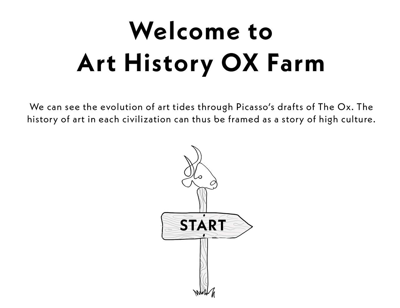毕加索的公牛艺术史 | Art History of Picasso's OX|UI|交互/UE|ZitianDesign_原创作品-站酷ZCOOL