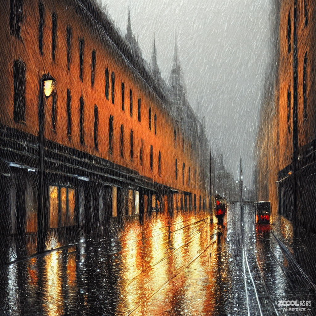 #AI创作实验室#下雨天_茗甜-站酷ZCOOL