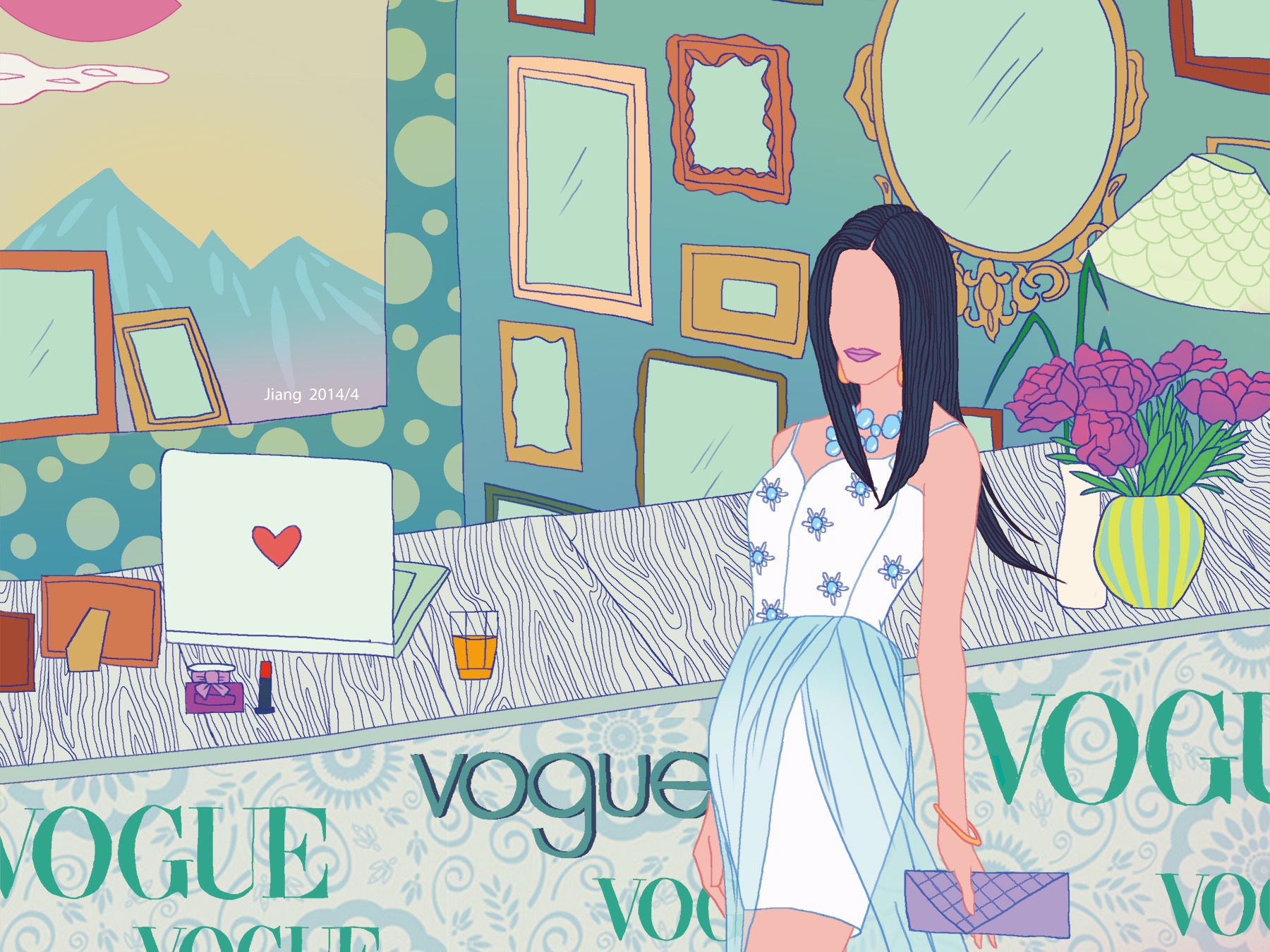 《VOGUE》/Vera Wang/2014_姜疆-站酷ZCOOL