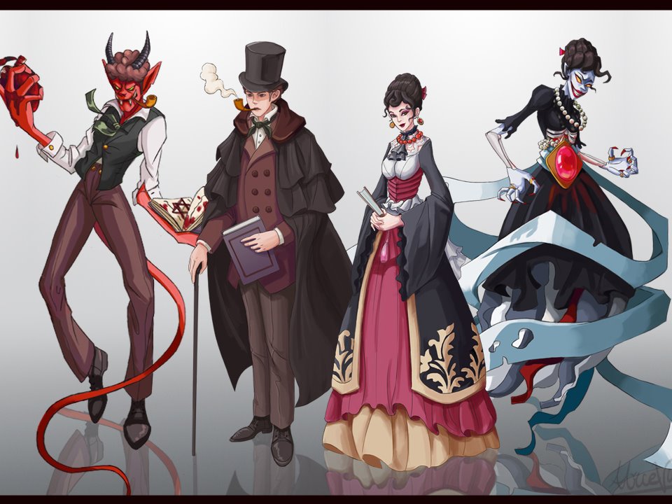 网易第五人格《苏醒的厄运女》比赛作品_纸箱Alice-站酷ZCOOL